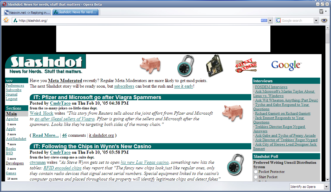 How does your opera look like - Web Browser Discussion & Support - Neowin