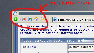 custom explorer buttons - Tips, Tweaks & Customization - Neowin