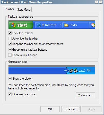 Taskbar without icons? - Tips, Tweaks & Customization - Neowin