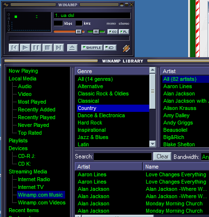 Where is Winamp's country section - Software Discussion & Support - Neowin