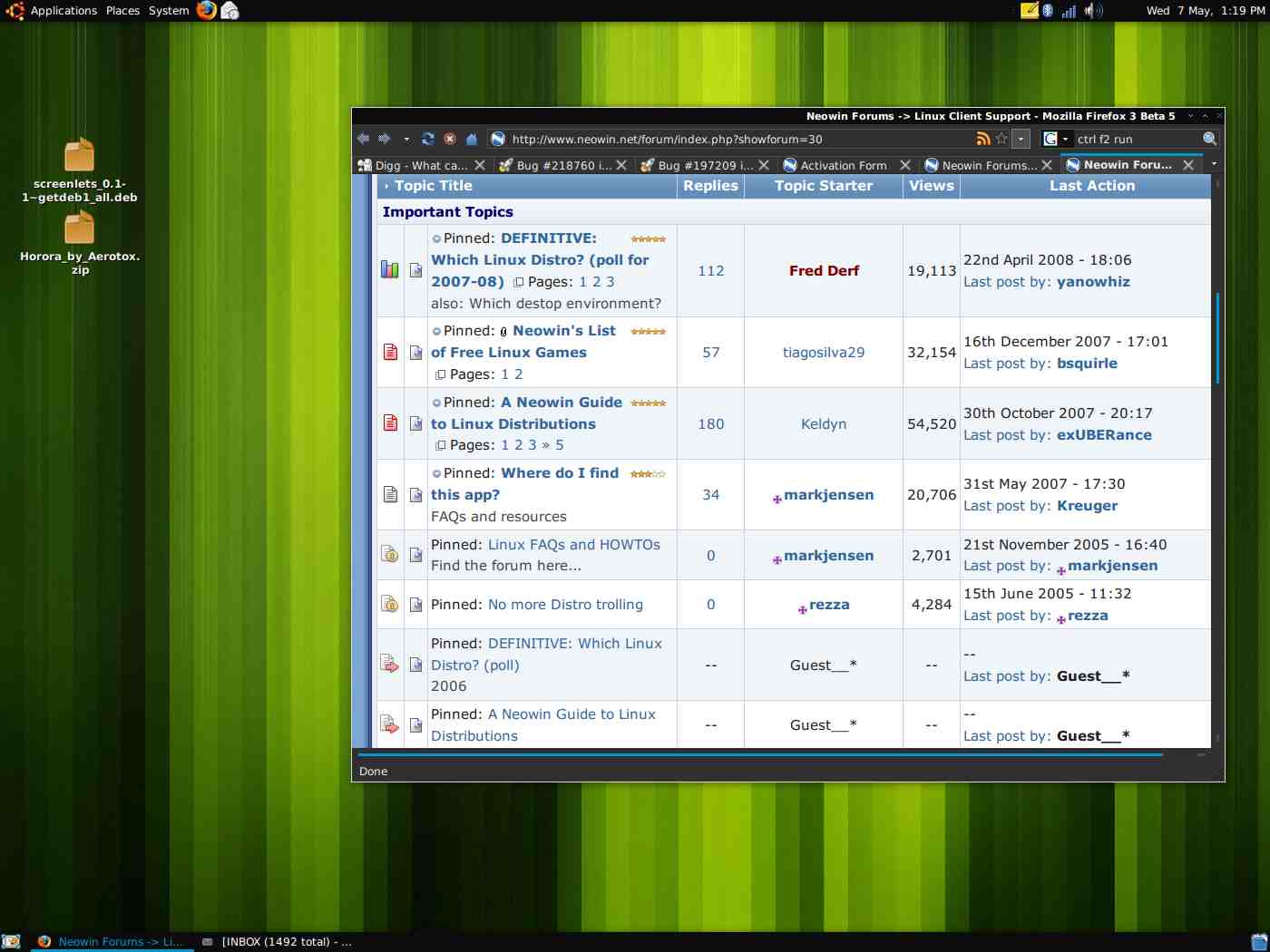 FF3 HUGE fonts - Linux - Neowin