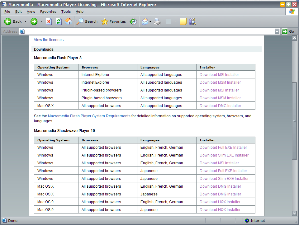 Macromedia Flash Player 8.0.22.0 FINAL - Back Page News - Neowin
