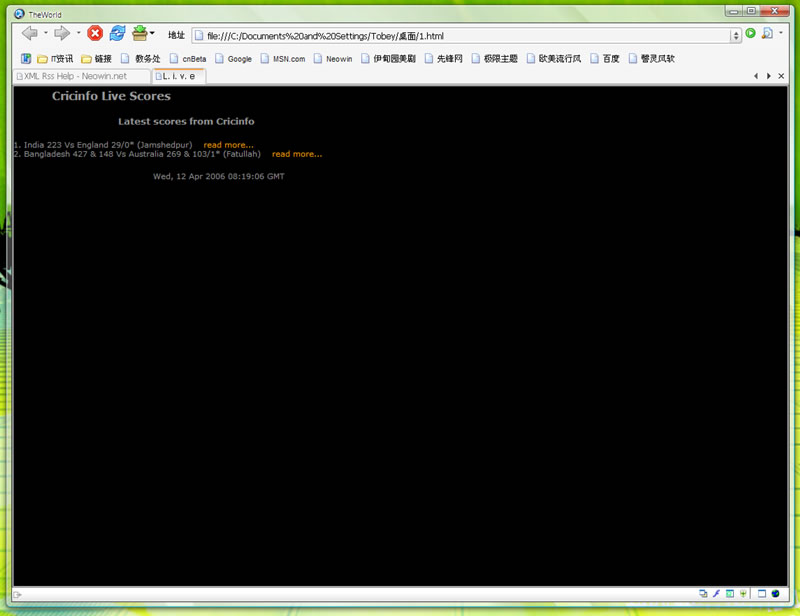 XML Rss Help - Web Design & Development - Neowin