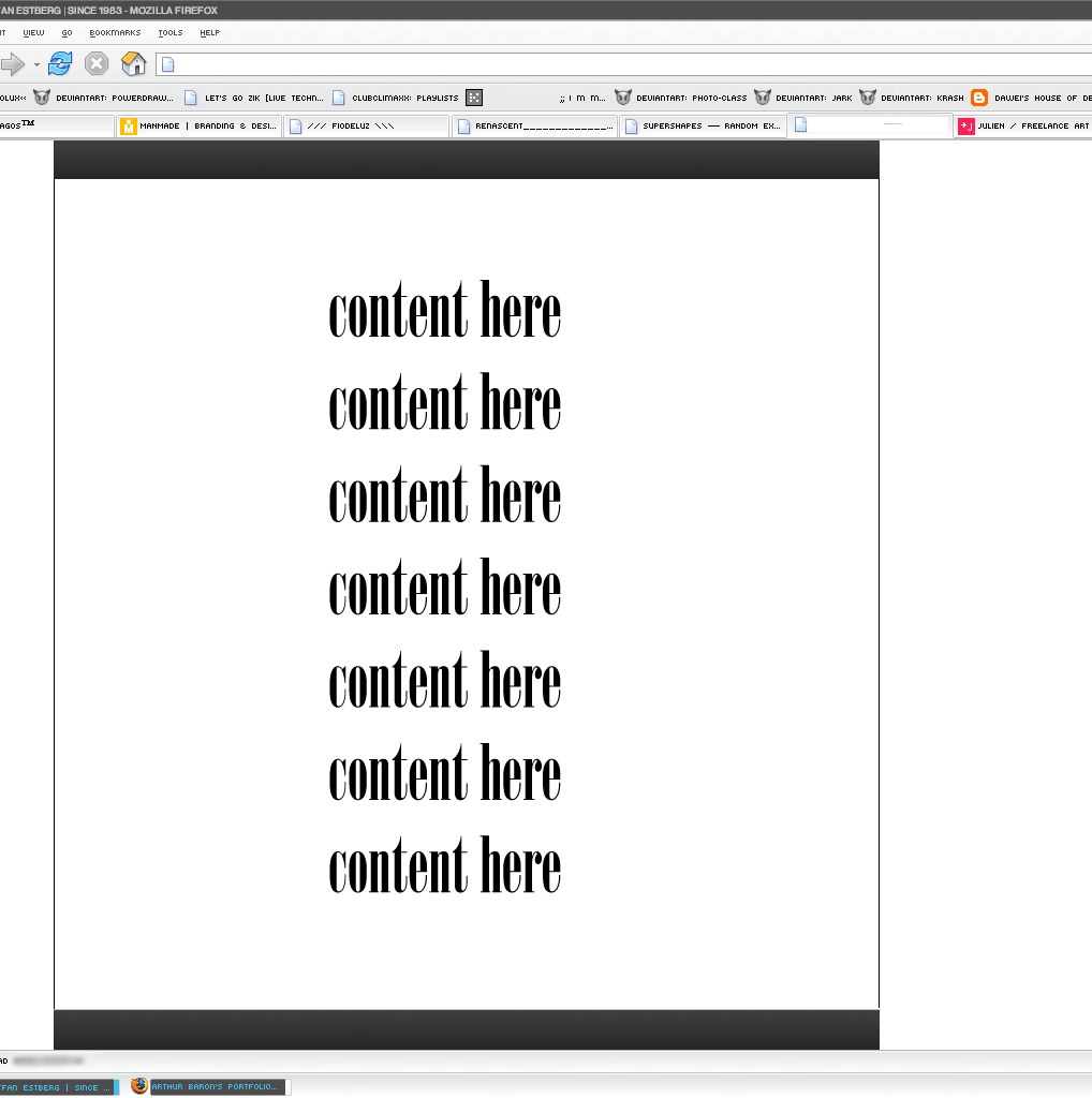 Top to bottom of browser - Web Design & Development - Neowin
