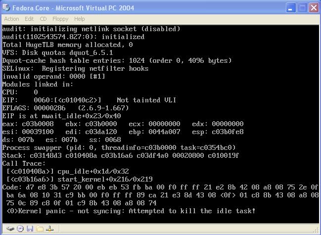 Fedora Core 3 install error - Software Discussion & Support - Neowin