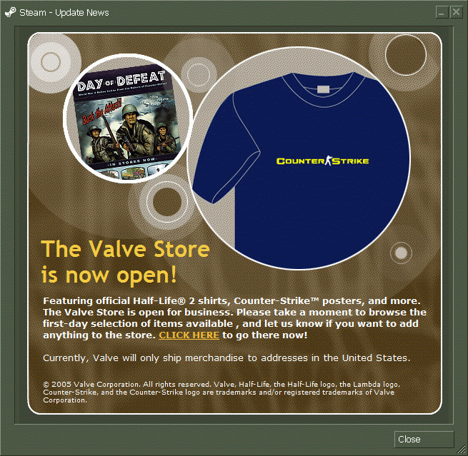 Steampowered/Valve store is now OPENED! - Back Page News - Neowin