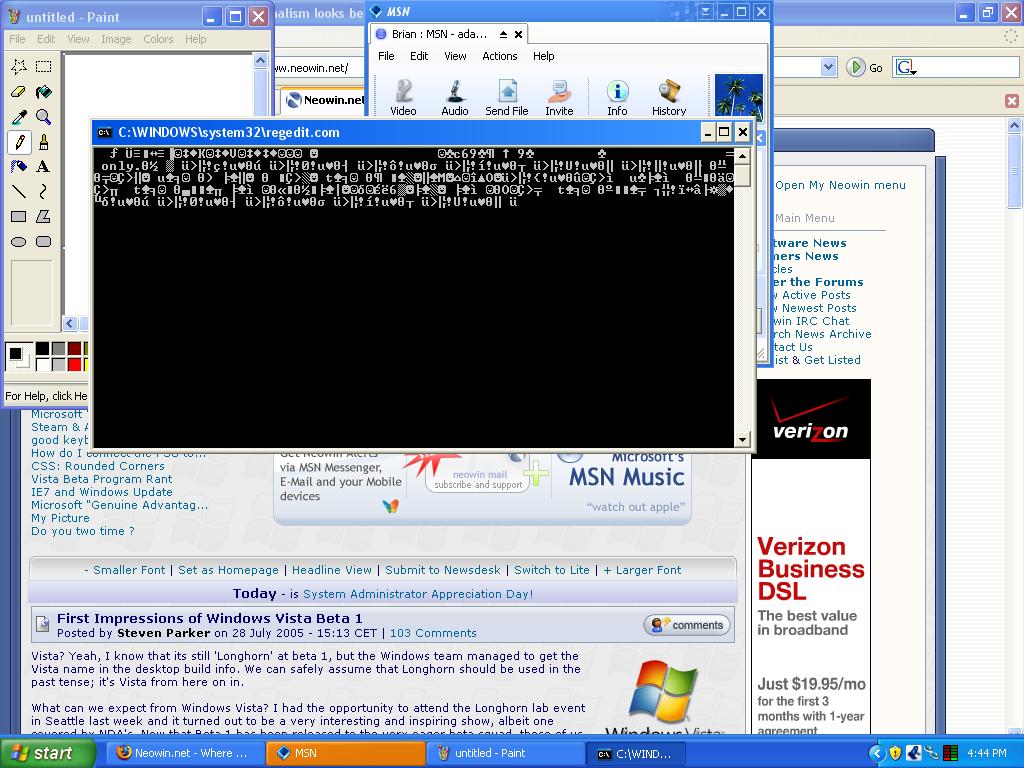 Regedit won't work - Microsoft (Windows) - Neowin