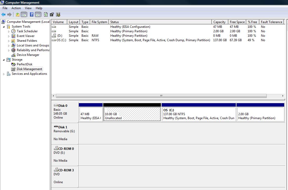 Can I reallocate this disk space? - Hardware Hangout - Neowin