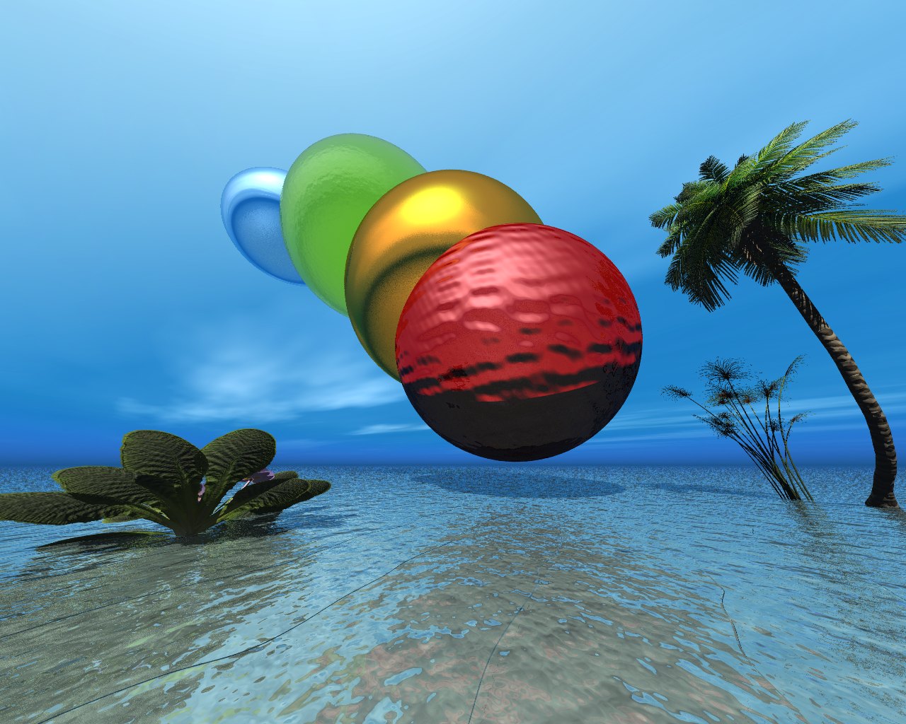 [Wallpaper] Floating Balls : Without copyright tex - Tips, Tweaks ...