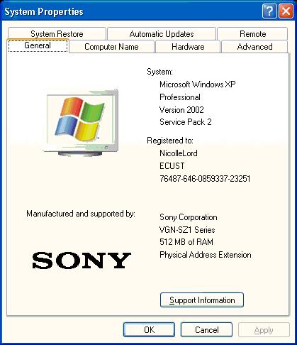 System Properties problems - Microsoft (Windows) - Neowin