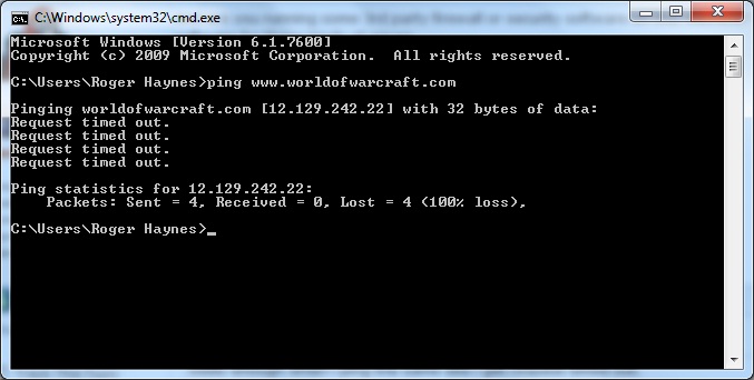 Ping General Failure - Microsoft (Windows) - Neowin