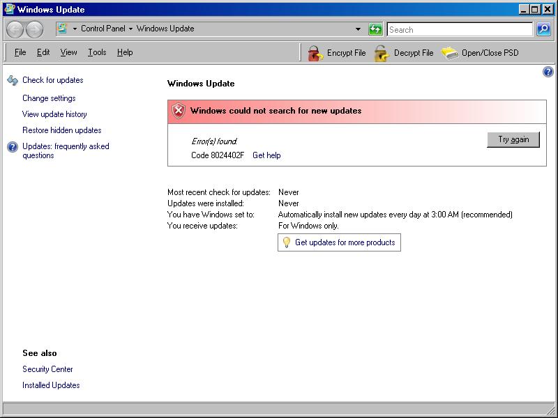 Windows Update Error - Microsoft (Windows) - Neowin