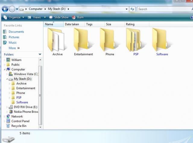 Folder names in blue colour - Microsoft (Windows) - Neowin