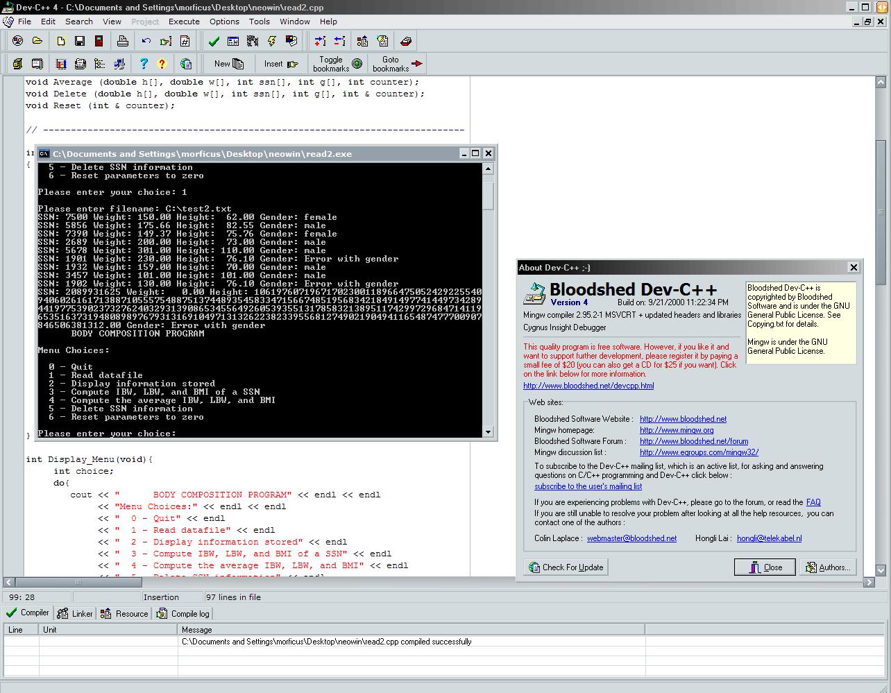 [C++] working with fstream and files - Programming (C#, C++, JAVA, VB, .NET etc.) - Neowin