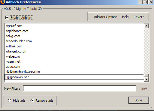 AdBlock Plus + Filterset.G - Web Browser Discussion & Support - Neowin