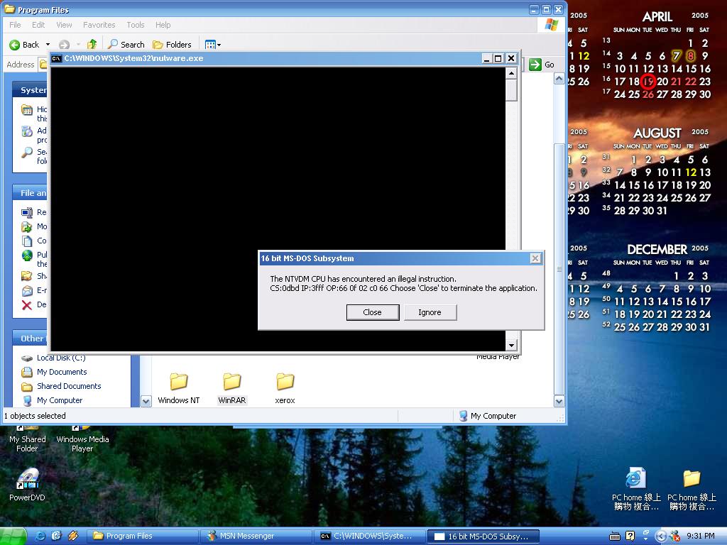 help! ntvdm.exe? - Microsoft (Windows) - Neowin