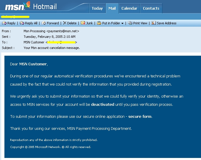 MSN Virus? - Smart Home, Network & Security - Neowin