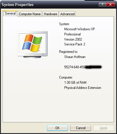 System Properties problem - Microsoft (Windows) - Neowin