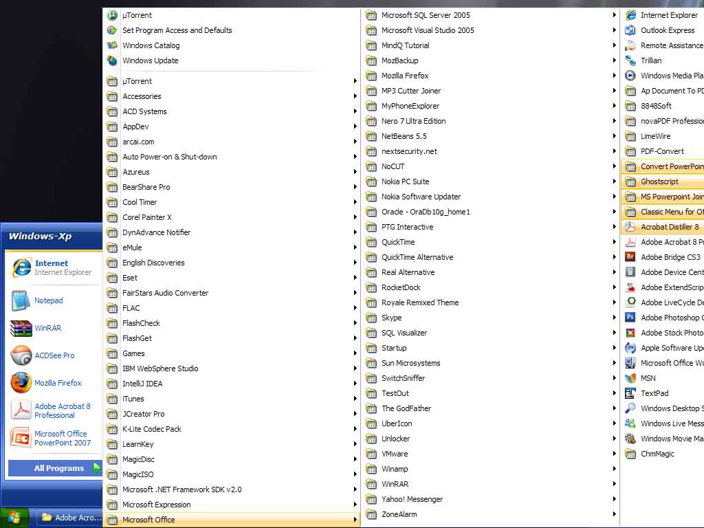 Strange Bug in windows xp start menu - Microsoft (Windows) - Neowin