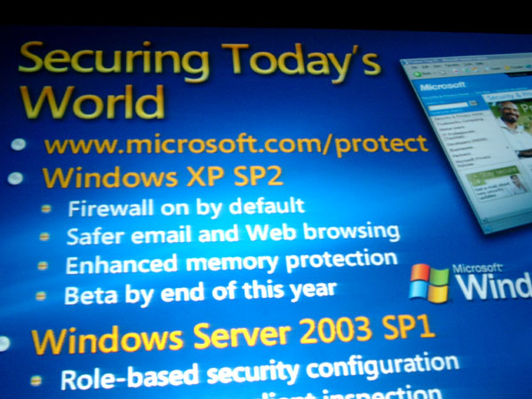 WindowsXP SP2 - Beta by end of this year - Back Page News - Neowin