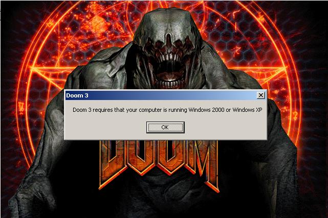 Doom 3 Windows 2000/XP Compatible Only - Back Page News - Neowin