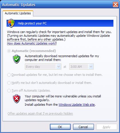 Why are my auto update settings disabled? - Microsoft (Windows) - Neowin
