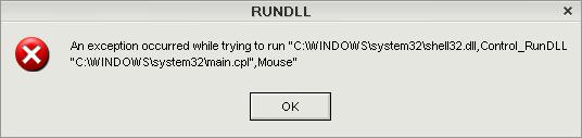 mouse properties error - Microsoft (Windows) - Neowin