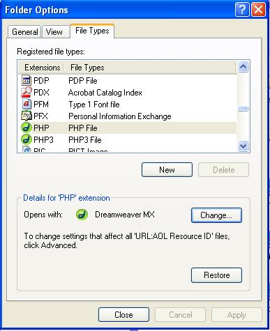 Help! My php file icon's wont change - Microsoft (Windows) - Neowin