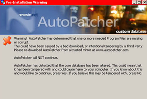 installation of auto patcher - Software created by our members - Neowin