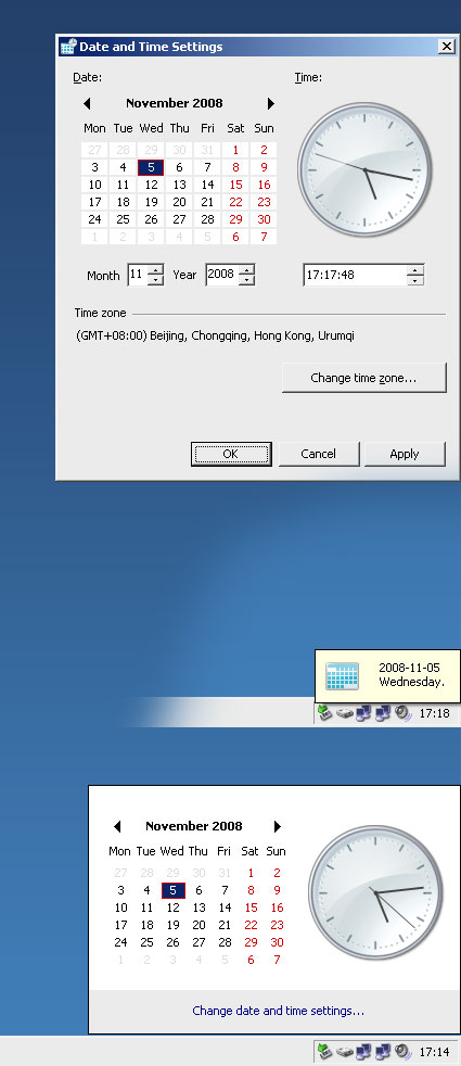 A vista style system tray clock & time date sttting tool - Tips, Tweaks ...