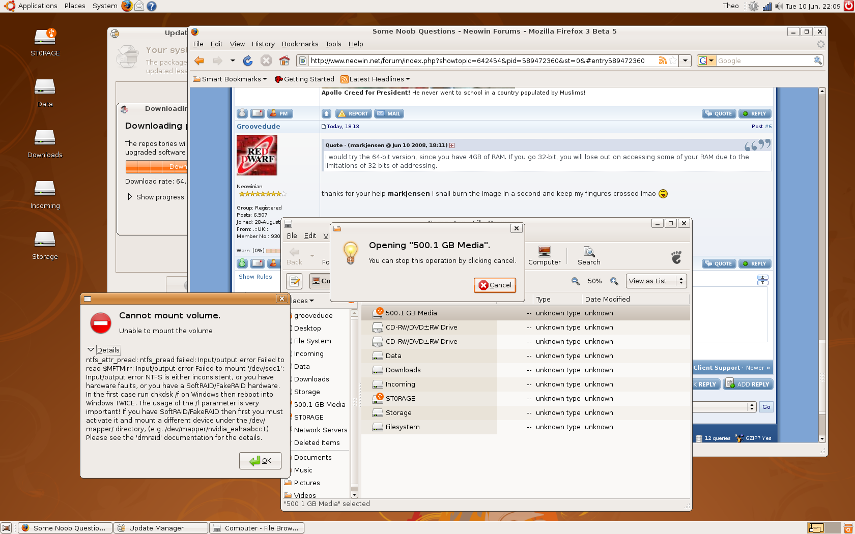 Some Noob Questions - Linux - Neowin