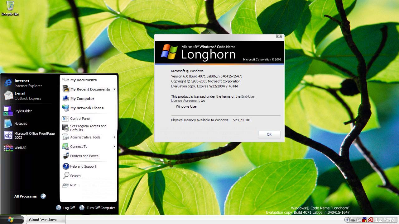 Longhorn PDC "Aero" Glass Demo v.1.0 - Tips, Tweaks & Customization - Neowin