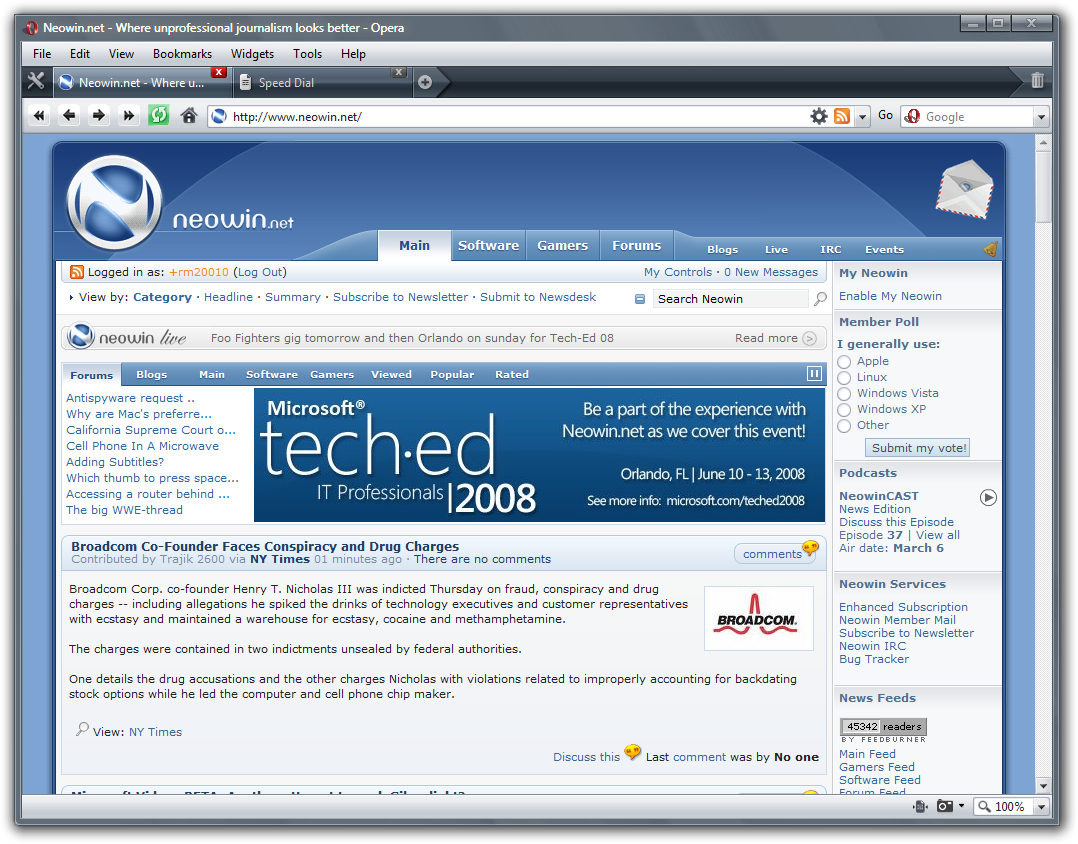 Looking Sharp - Opera's new skin - Page 2 - Back Page News - Neowin