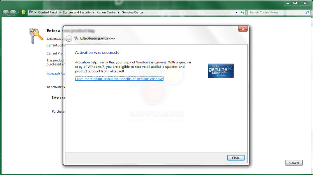 Windows 8 'Genuine Center' and other images surface - Neowin