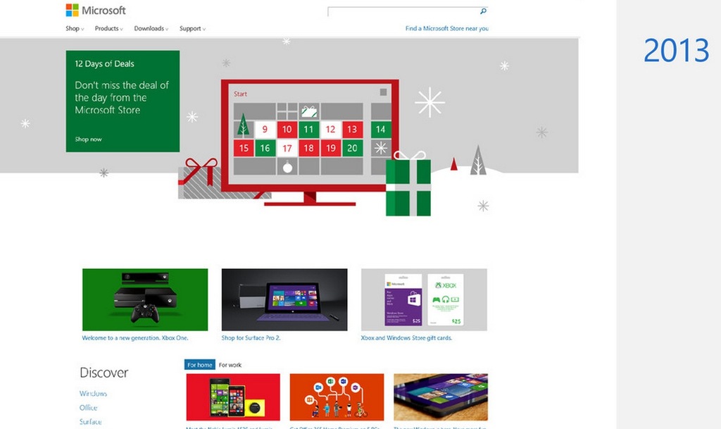 Visualized: 20 years of Microsoft's homepage - Neowin
