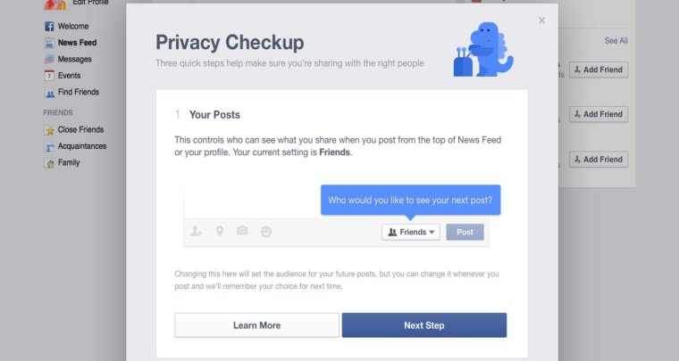 Facebook is rolling out a "privacy checkup" pop-up - Neowin