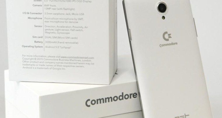Legacy computer brand Commodore returns, with an Android smartphone ...