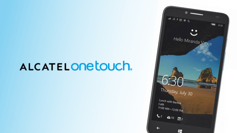 Image reveals Alcatel's new Windows 10 Mobile handset, along with ...