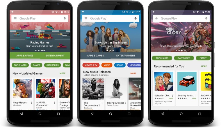 Preview the Google Play store redesign - Neowin