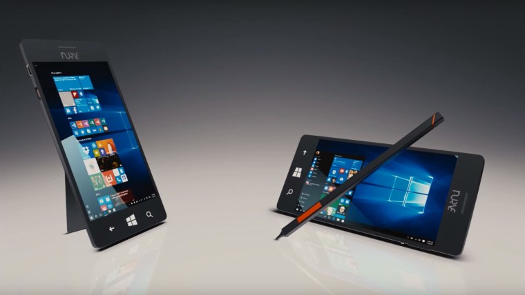 SyncPhone is a Windows 10 handset with a 5.4" display, Intel Atom CPU ...