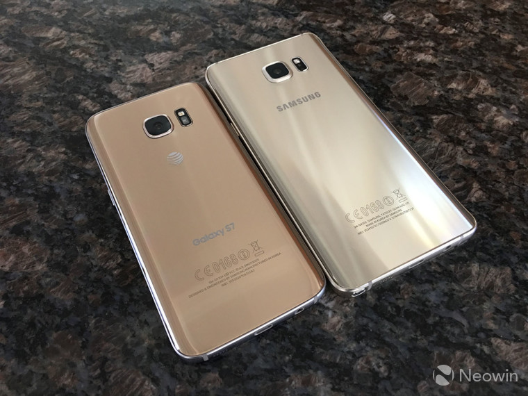 Samsung Galaxy S7 vs Galaxy Note 5 comparison: Note-able changes - Neowin