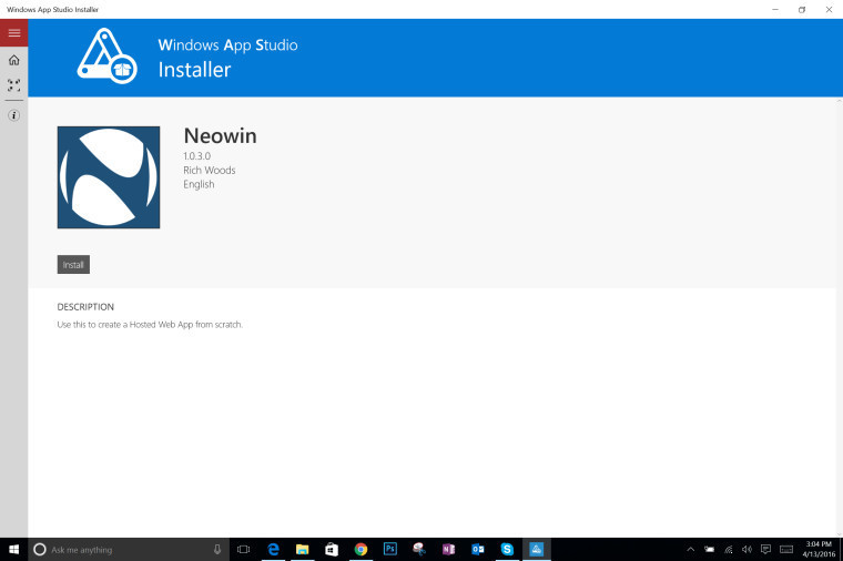 Microsoft formally introduces the App Studio Installer - Neowin