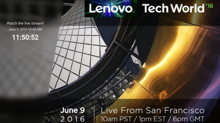 Watch the Lenovo Tech World 2016 livestream right here - Neowin
