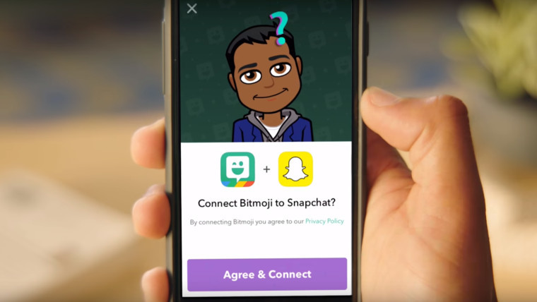 Snapchat integrates Bitmojis into app, months after Bitstrips purchase ...