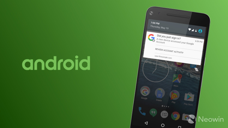 Google adds native Android notifications to tell you when new devices access your account - Neowin