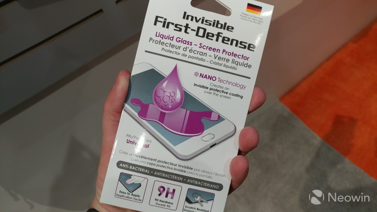 CES 2017: The Invisible First-Defense Liquid Glass Screen Protector ...