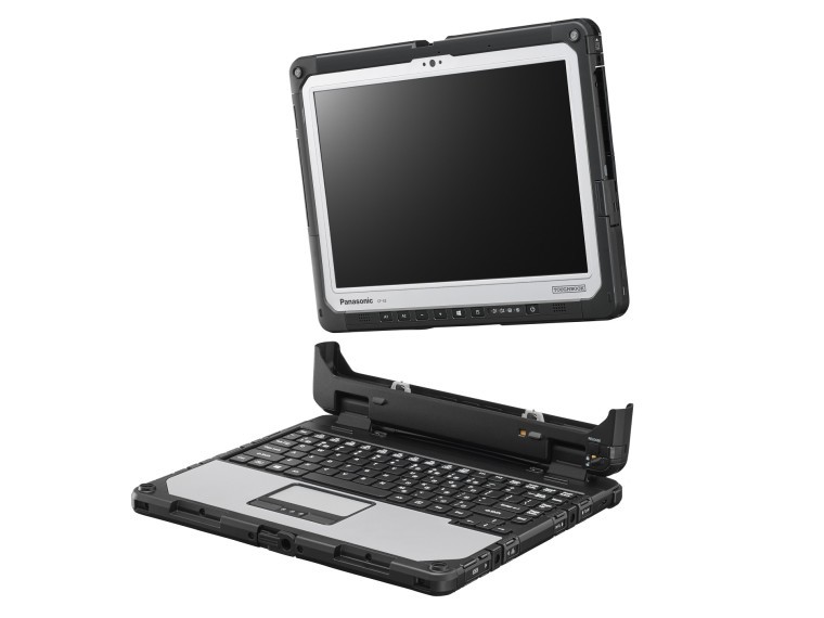 Panasonic unveils rugged Windows 10 2-in-1 that's waterproof and folds ...