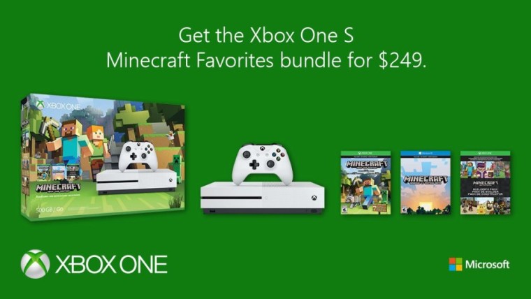 Deal: Xbox One S Minecraft Favorites Bundle (500GB) for as low as $234 ...