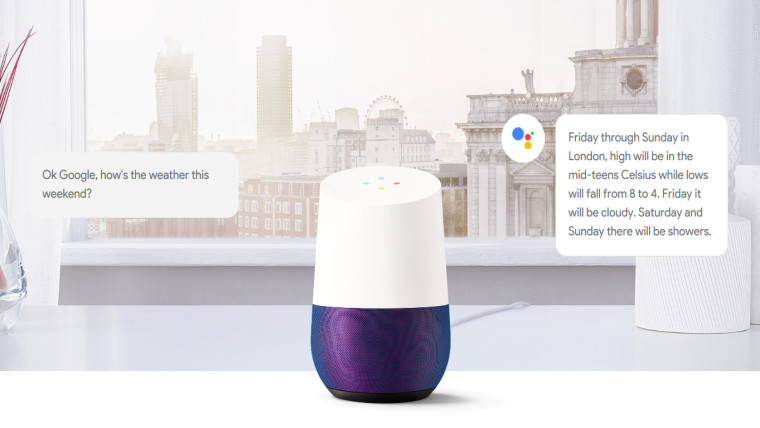 Google Home will be available in the UK from April 6, priced at £129 ...