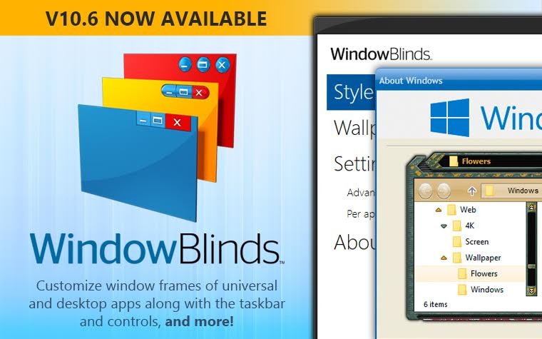 WindowBlinds v10.6 update includes Creators Update support, high DPI ...